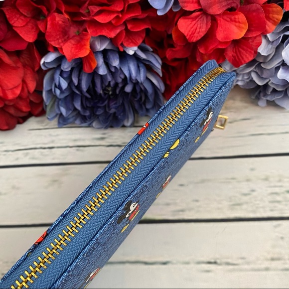 Bags | Blue Mickey Mouse Clutch Wallet Checkbook | Poshmark